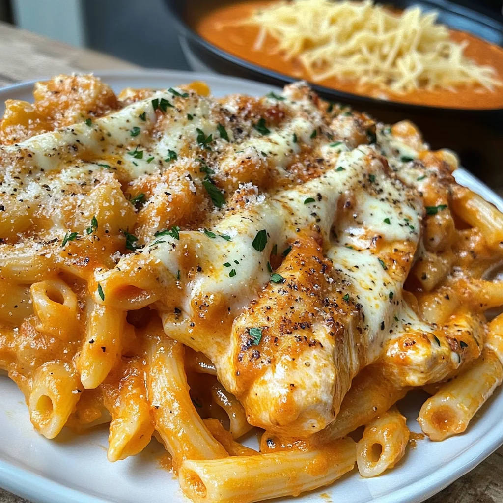 Crockpot Creamy Chicken Pasta